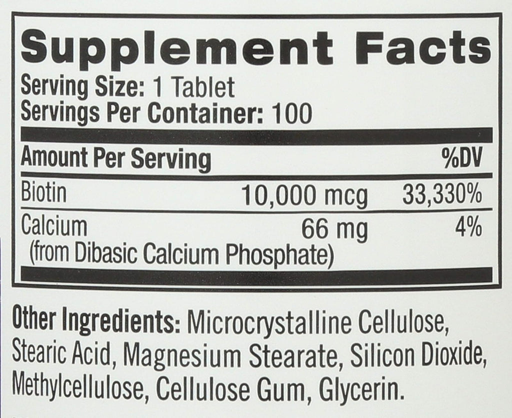 Supports skin health with biotin
