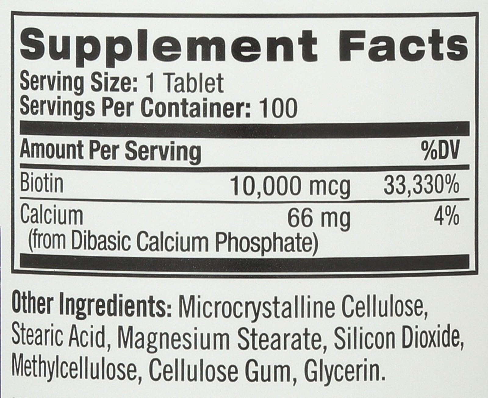 Supports skin health with biotin