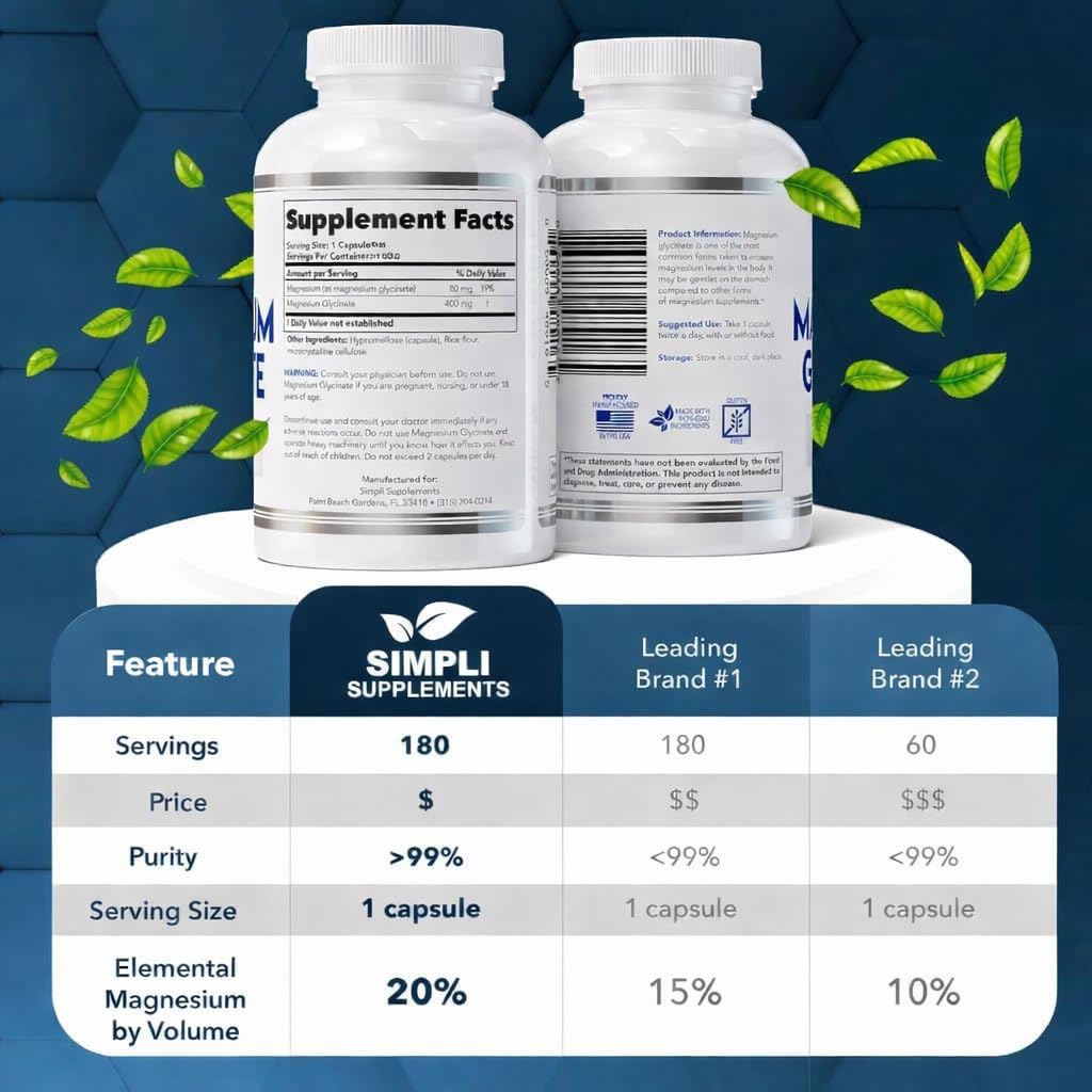 supports sleep with magnesium glycinate