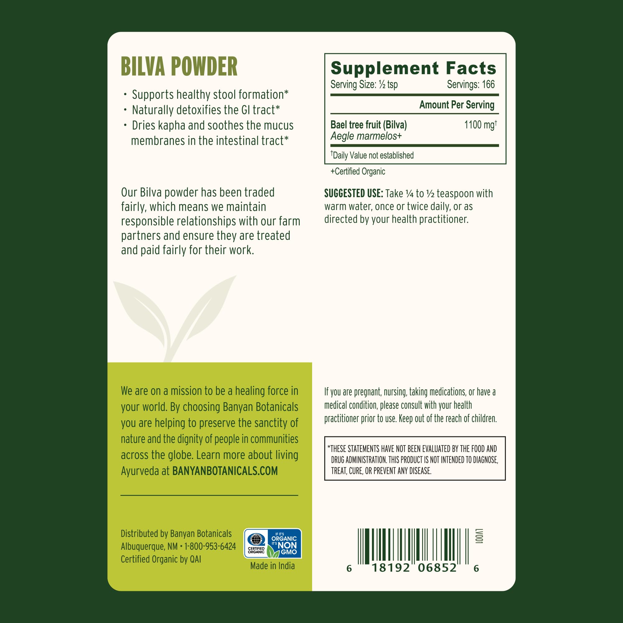 supports stool formation herbal supplement