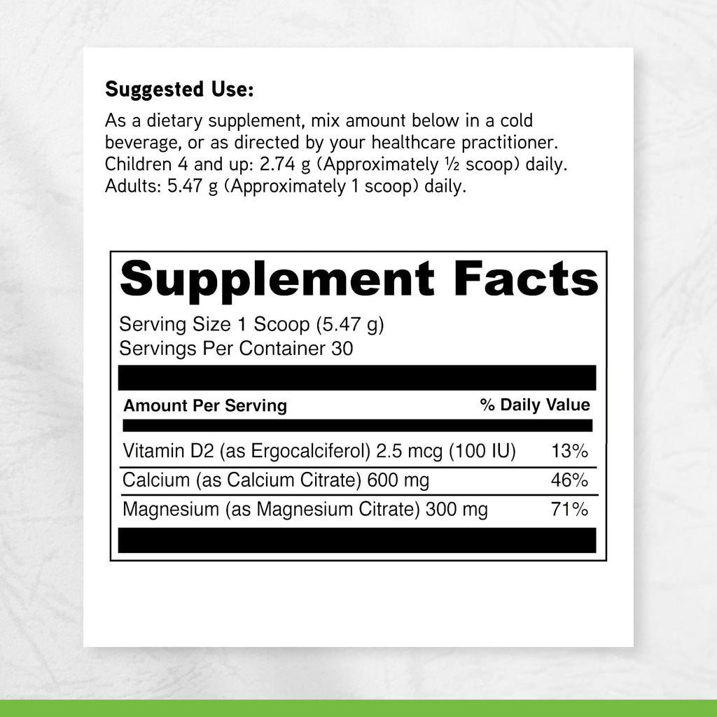 Supports strong bones and teeth naturally