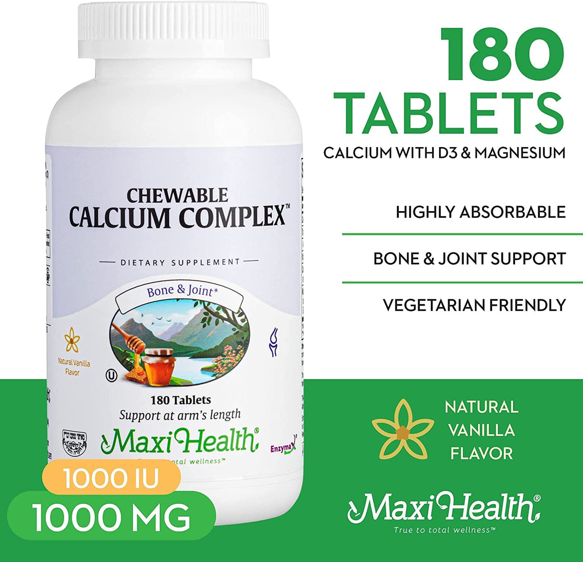supports strong bones and teeth