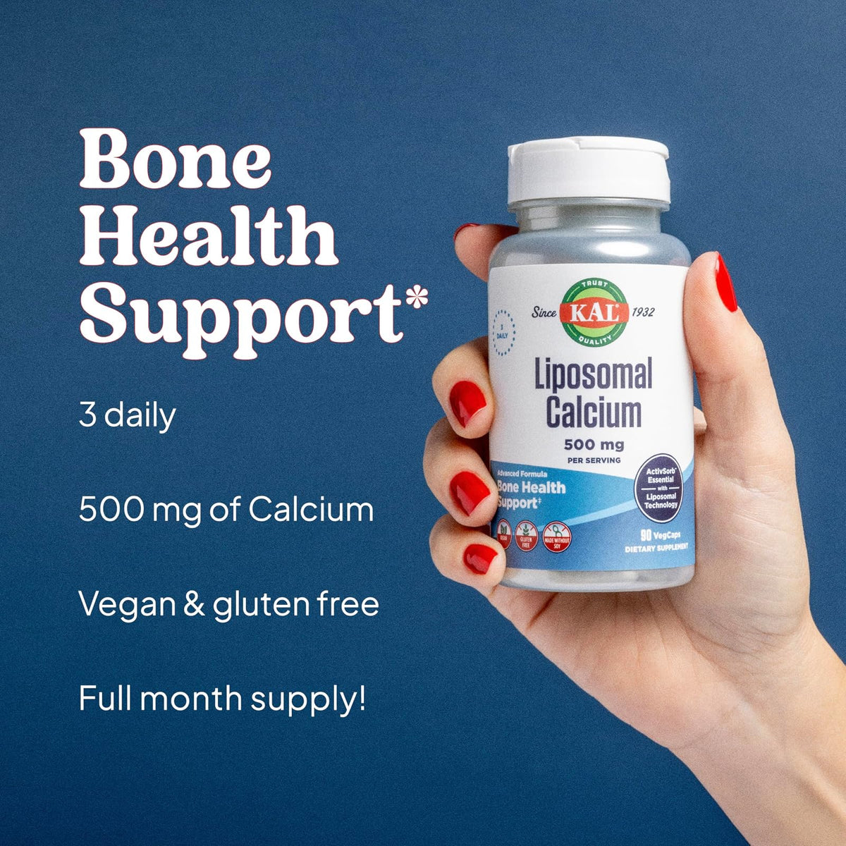 Supports strong bones and teeth