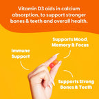 supports strong bones and teeth