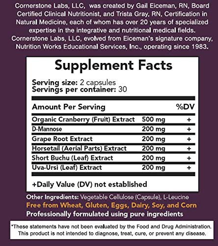 Supports urinary tract health with cranberry
