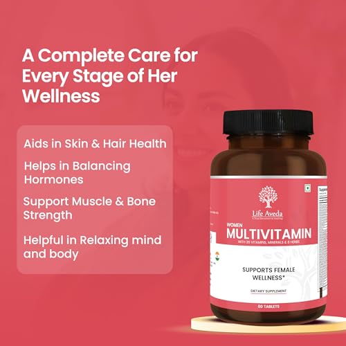Supports women's health with Aveda vitamins