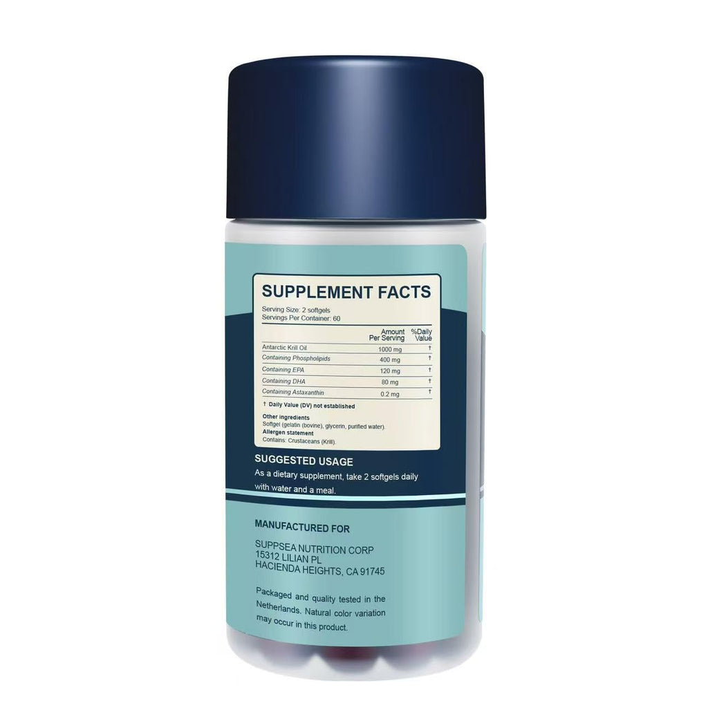 SUPPSEA krill oil softgels
