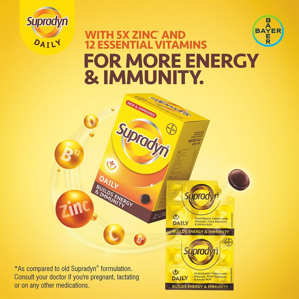 Supradyn multivitamin tablets for vitality