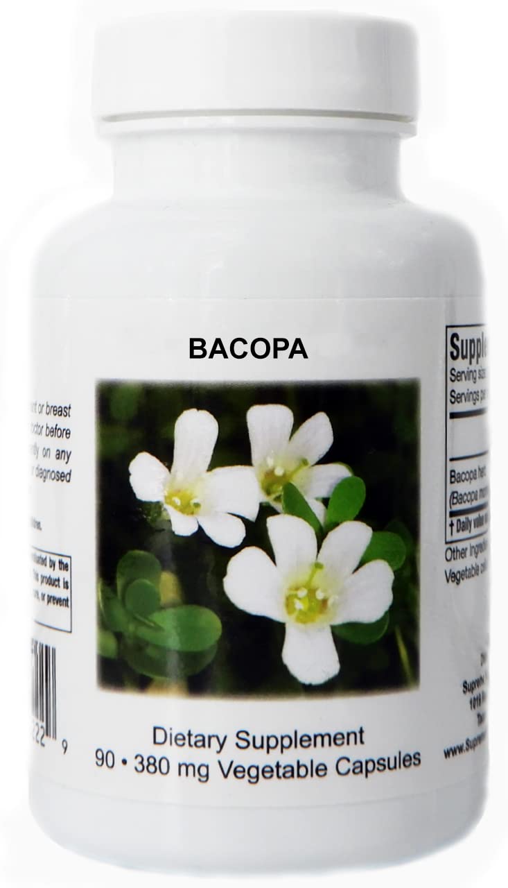 Supreme Nutrition Bacopa 500 mg capsules