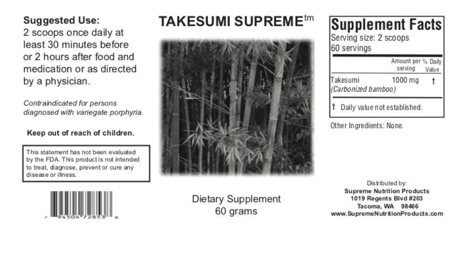 Supreme Nutrition charcoal powder benefits