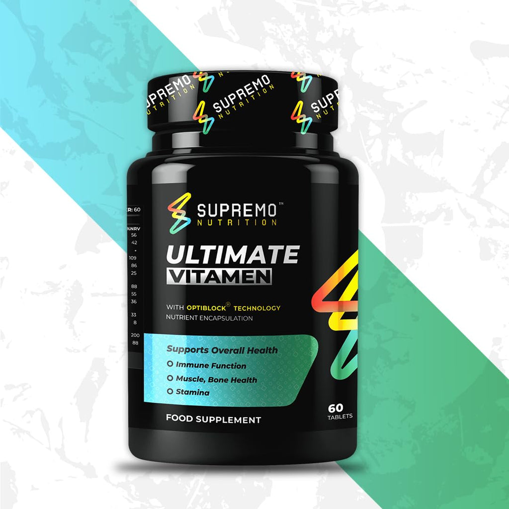 Supremo blended vitamin & mineral supplements for energy