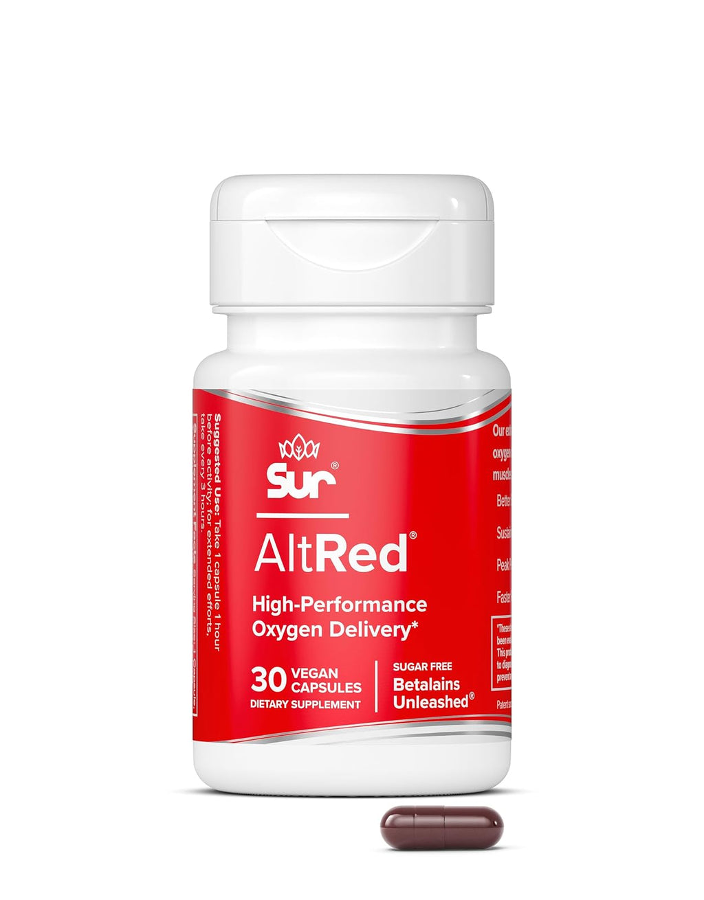 Sur beet root capsules for energy