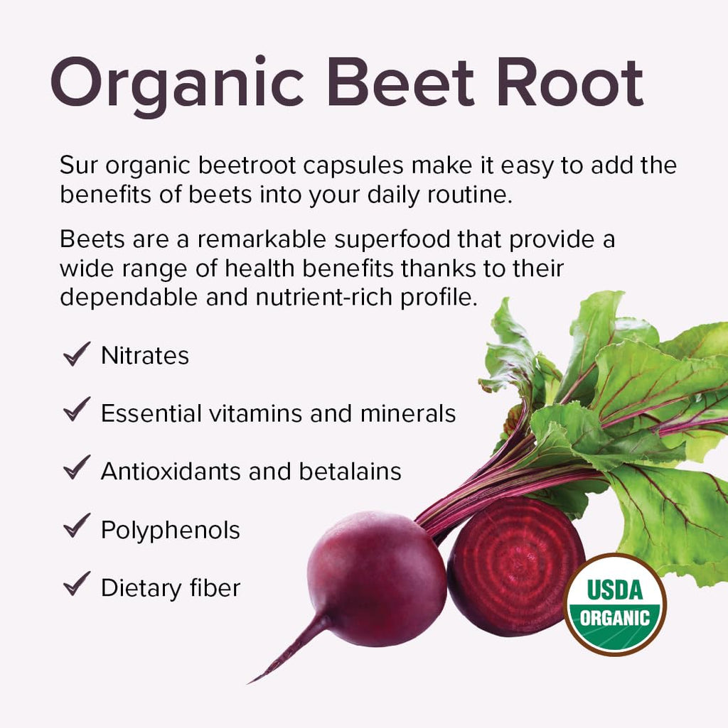 Sur Beet Root capsules for vitality