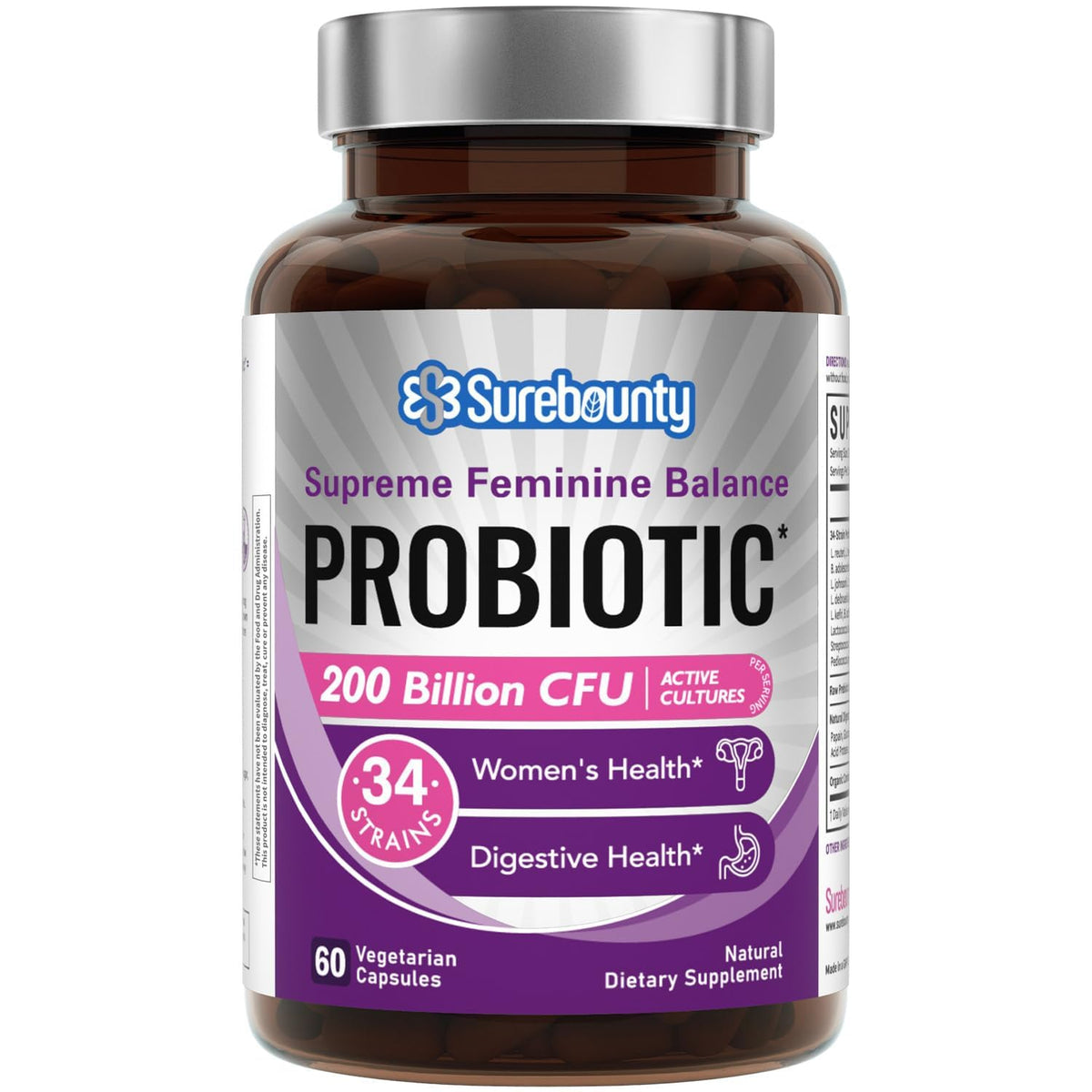 Surebounty women's probiotic capsules