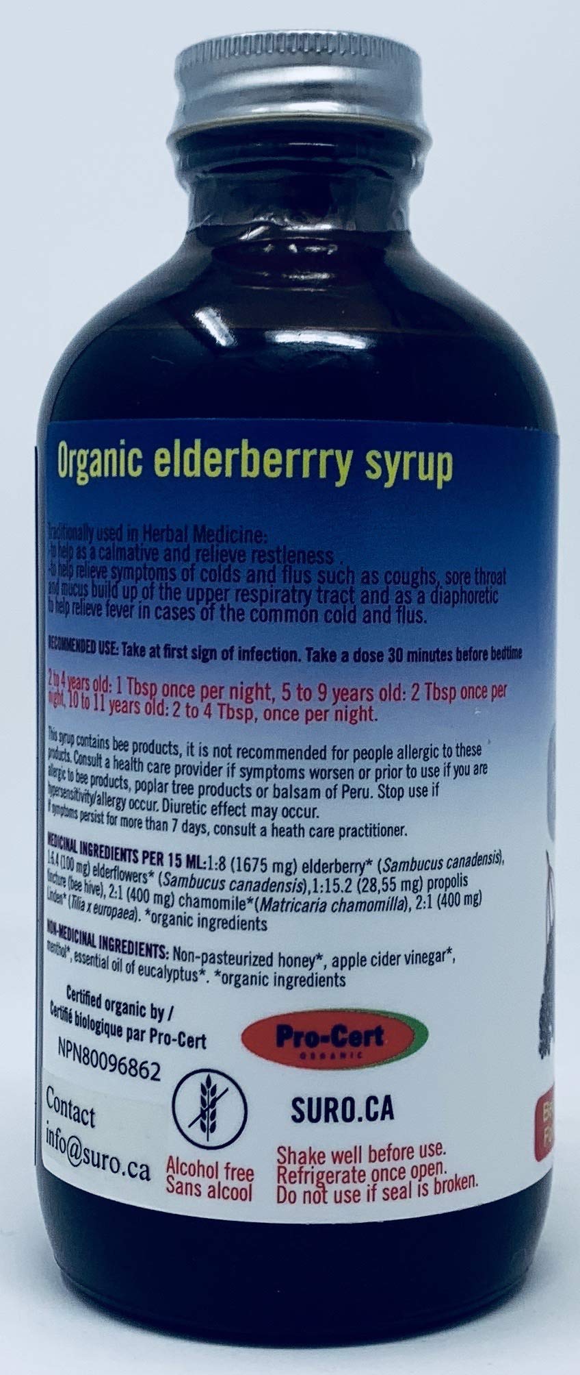 suro elderberry syrup for sleep