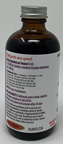 Suro organic elderberry syrup dosage