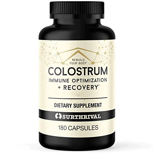 Surthrival colostrum powder capsules for wellness