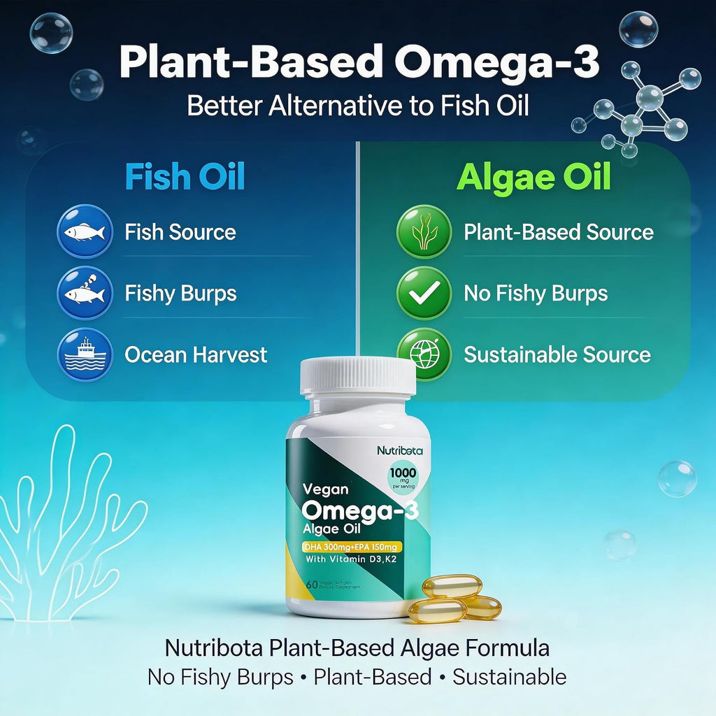 sustainable algae oil supplement