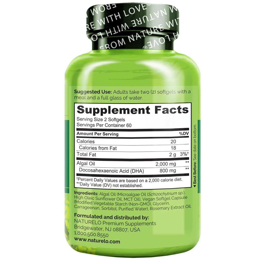 sustainable algae omega 3 source