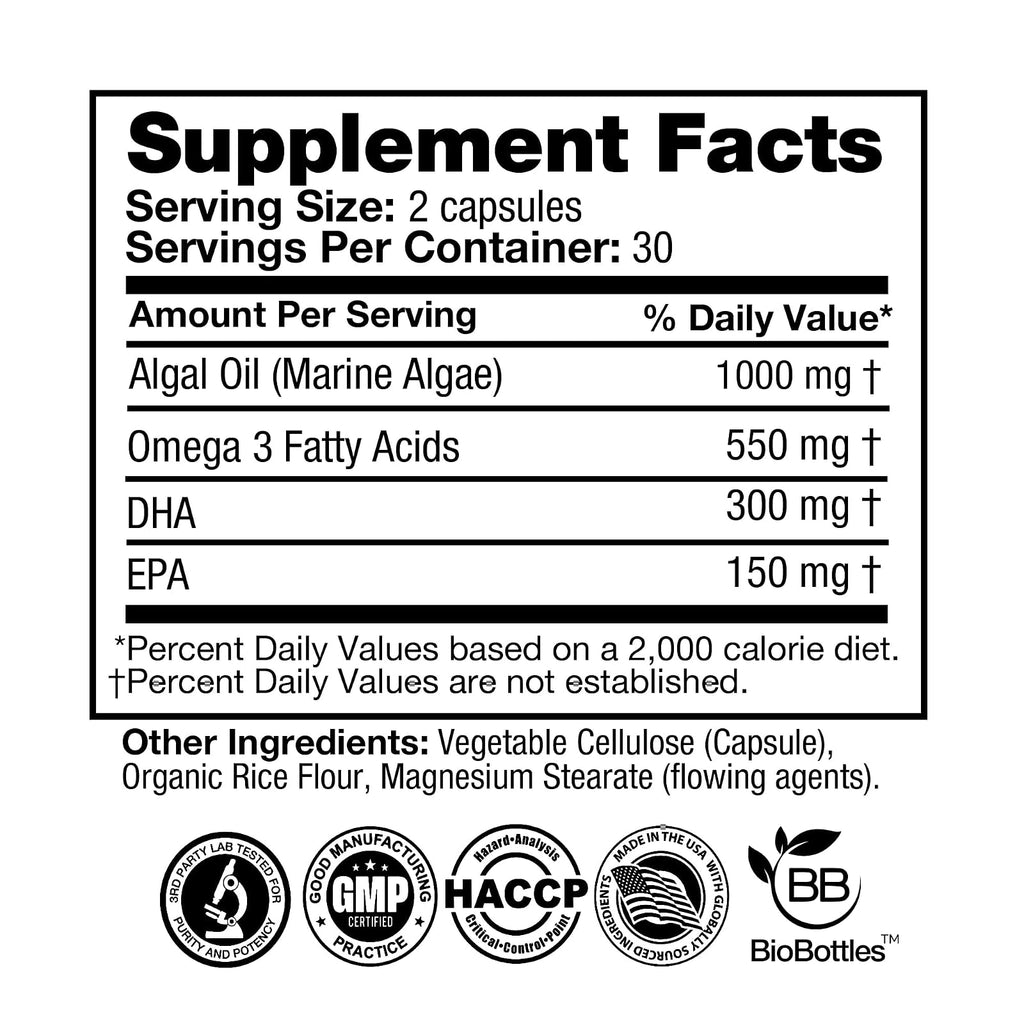 sustainable algae omega-3 source