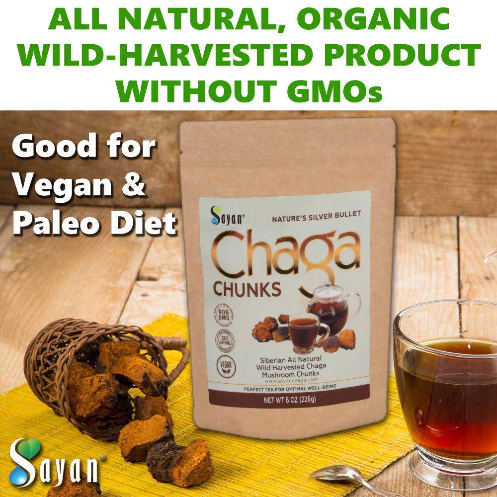 sustainable chaga mushroom chunks source