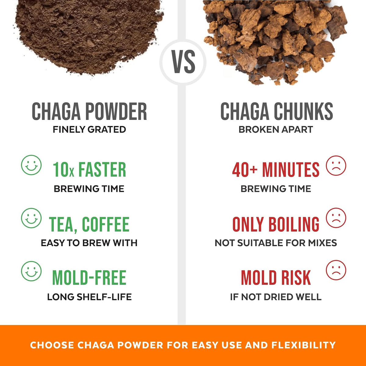 sustainable chaga mushroom supplement