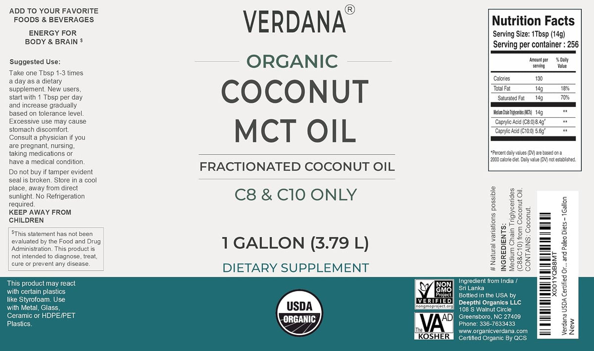 sustainable coconut MCT oil