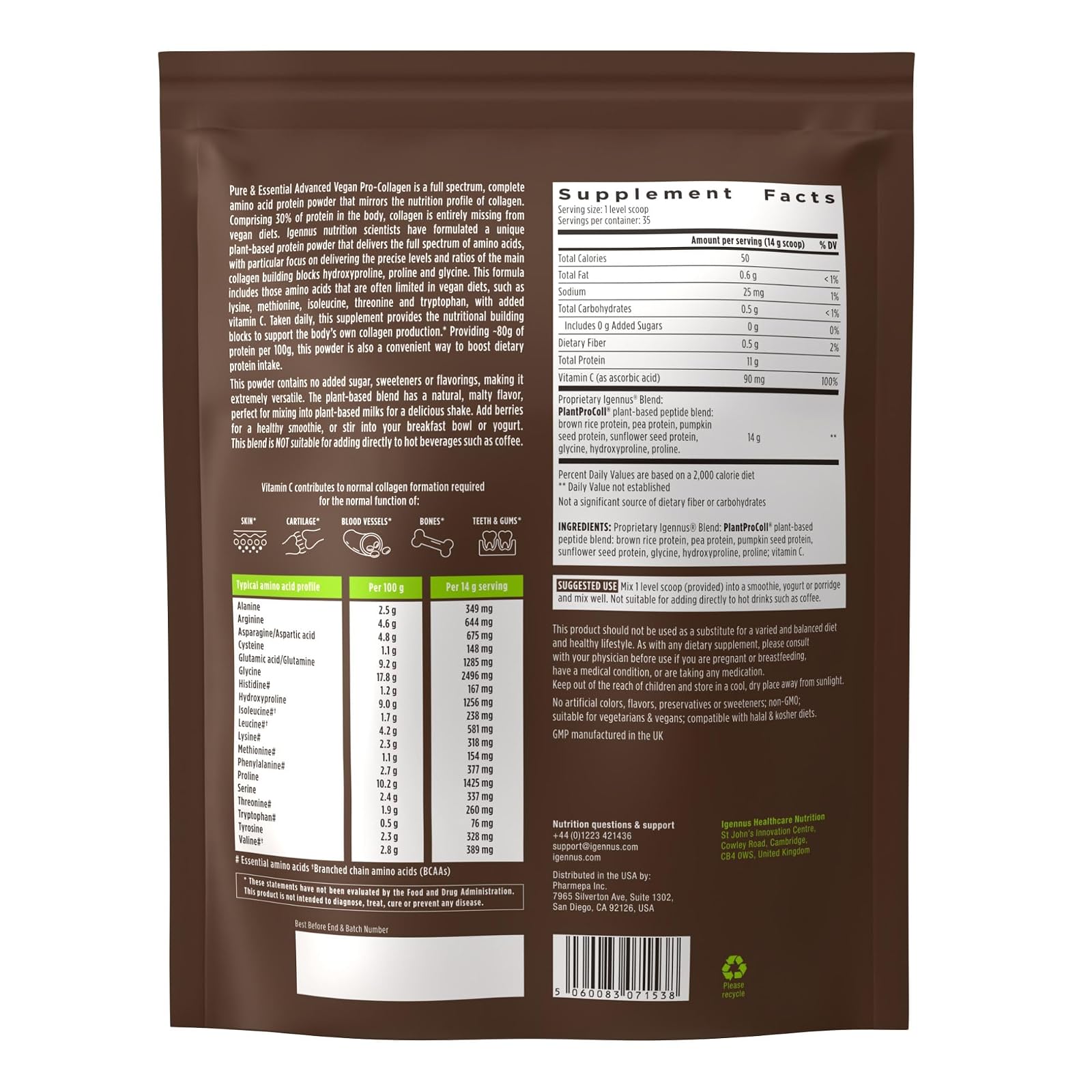 sustainable collagen source for beauty