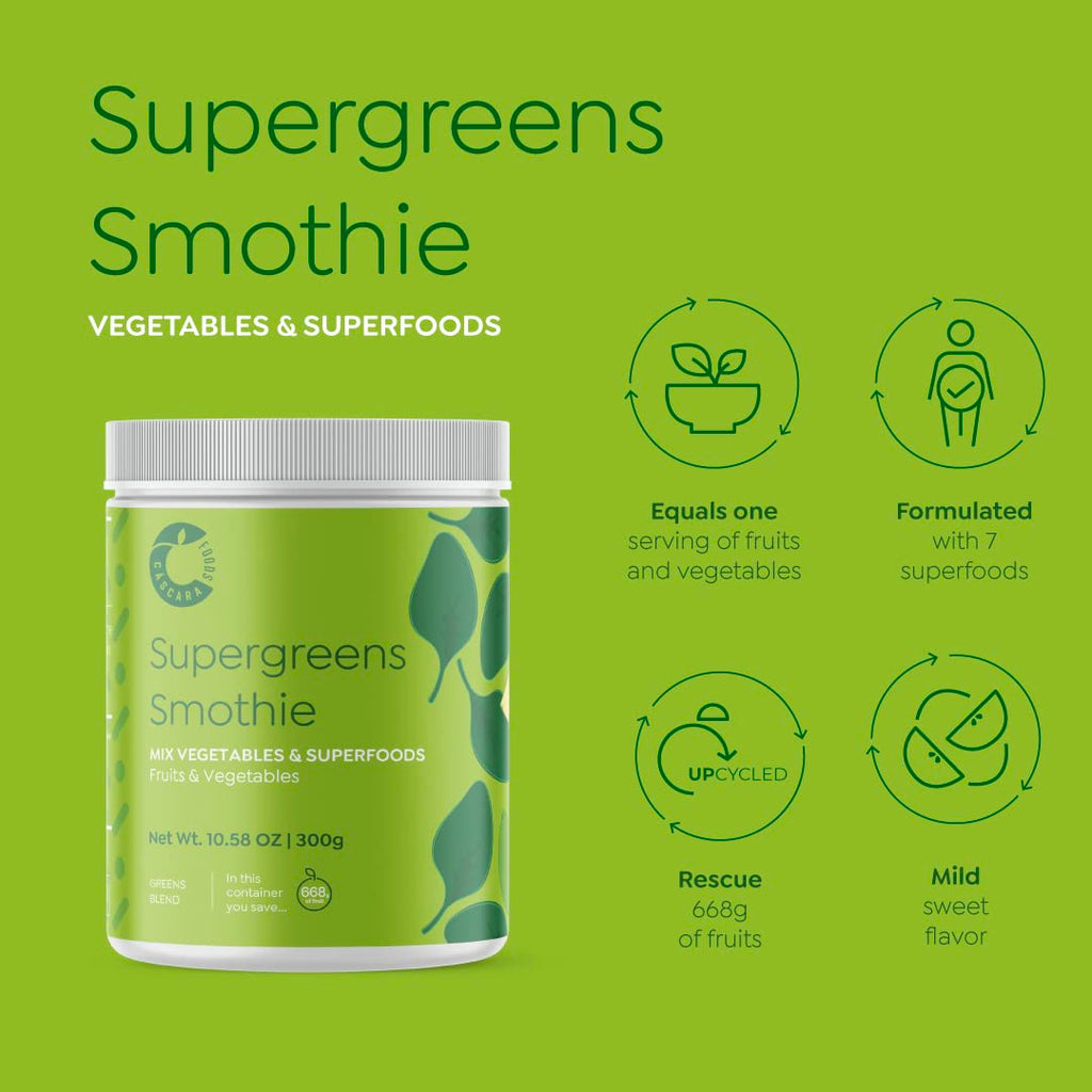 sustainable ingredients in SuperGreens Powder