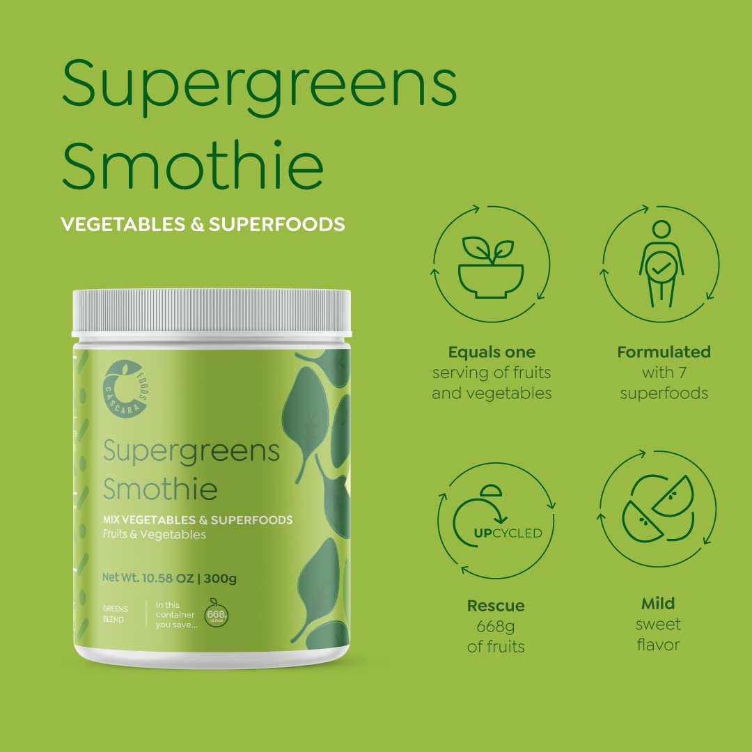 sustainable ingredients in SuperGreens Powder