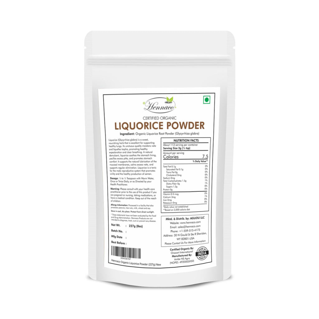 sustainable licorice root sourced product