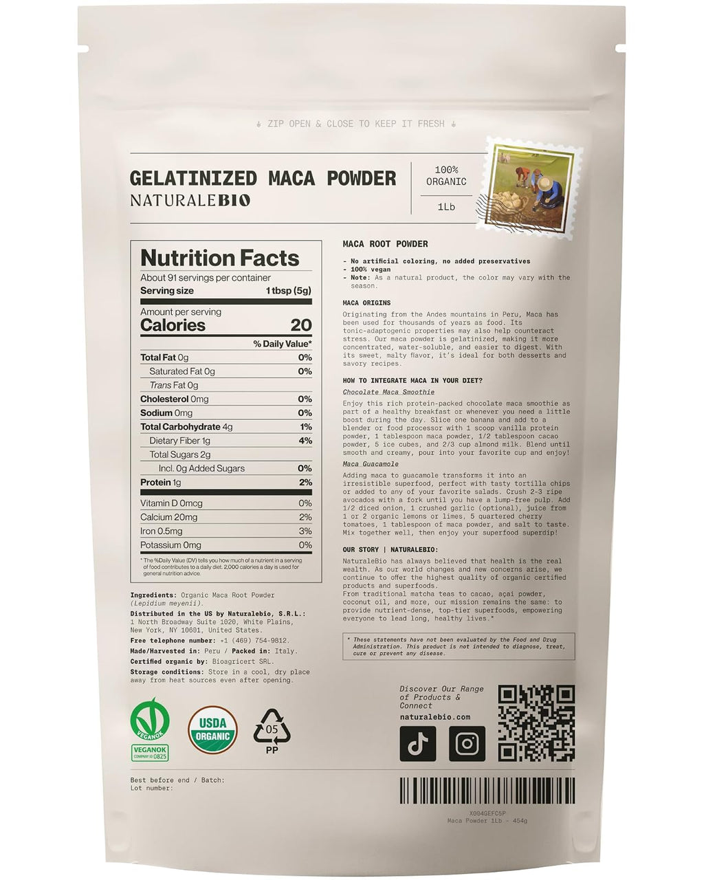 sustainable maca powder for fitness