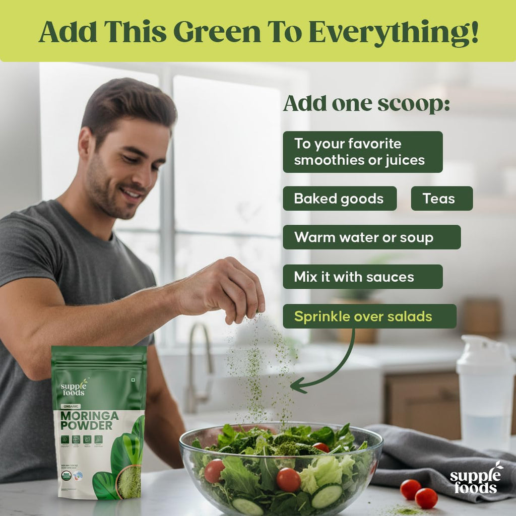 sustainable moringa powder for health