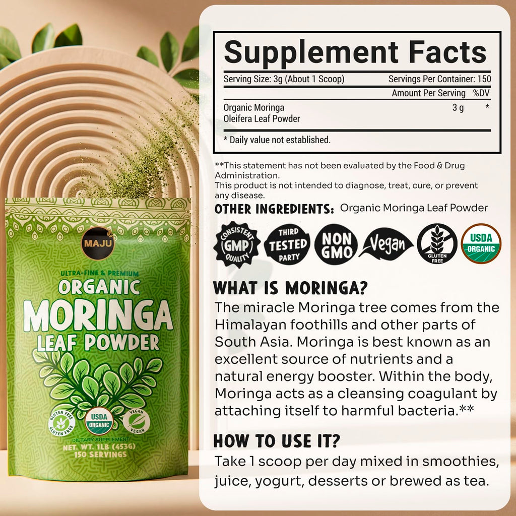 sustainable moringa powder for wellness