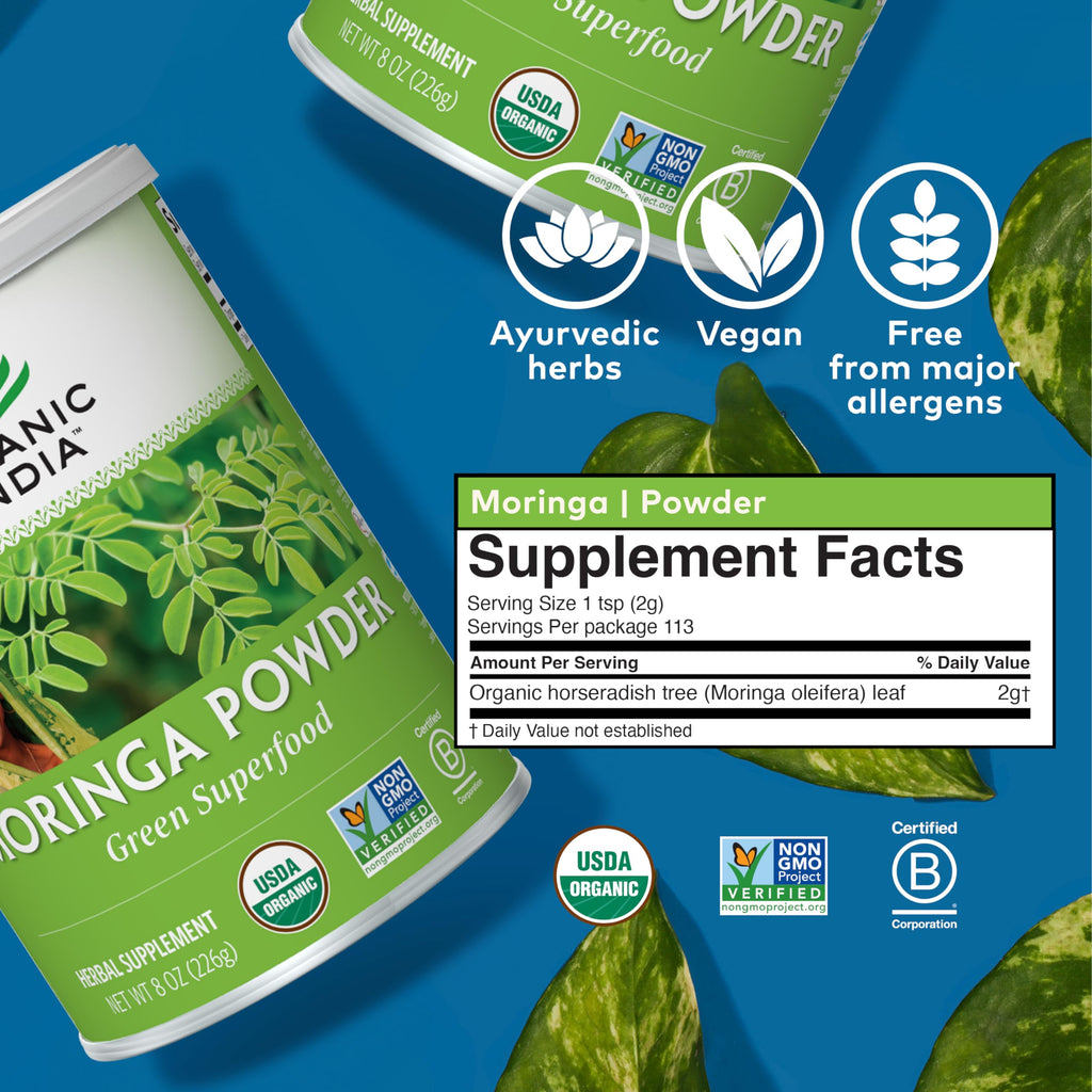 sustainable moringa sourced from nature