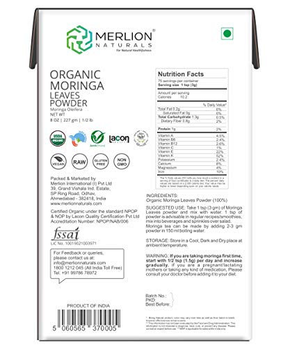sustainable moringa sourced from nature