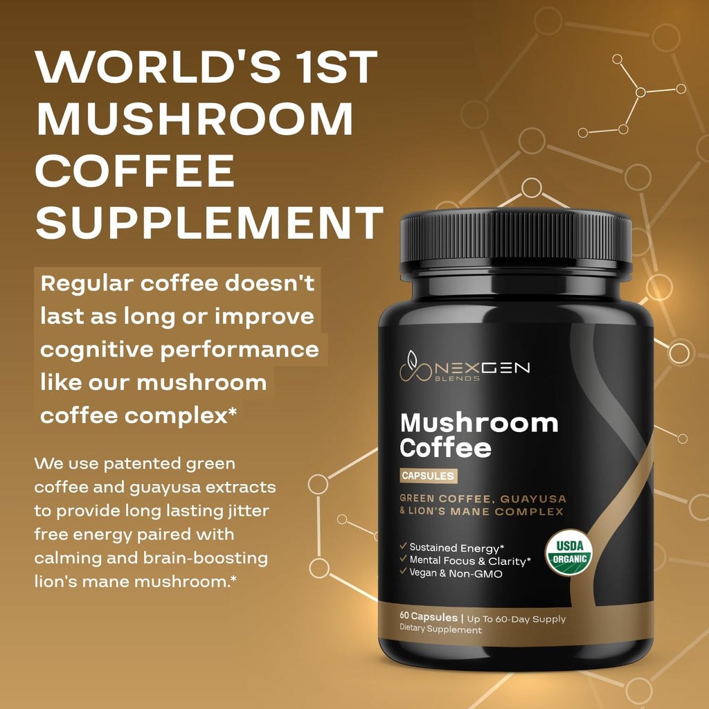 sustainable mushroom coffee capsules