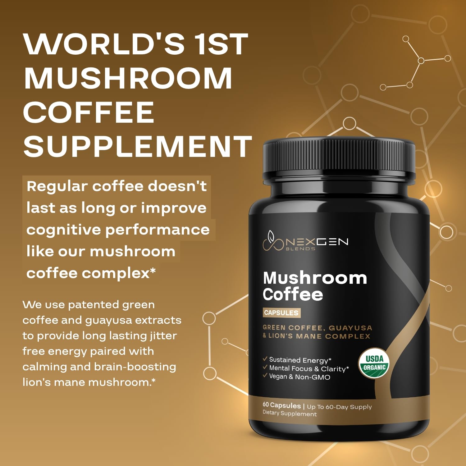 sustainable mushroom coffee capsules