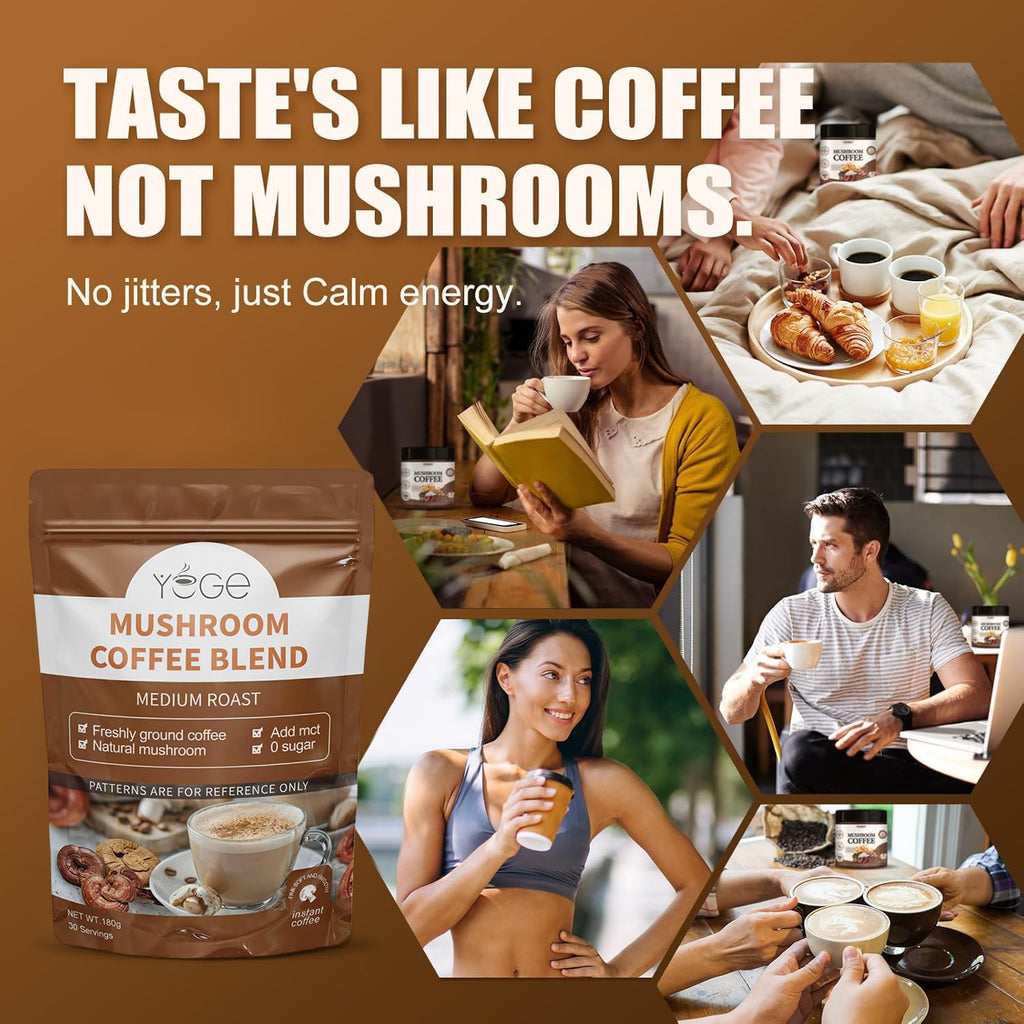 sustainable mushroom coffee product