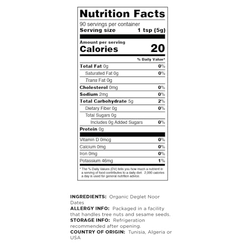 sustainable organic date sugar source