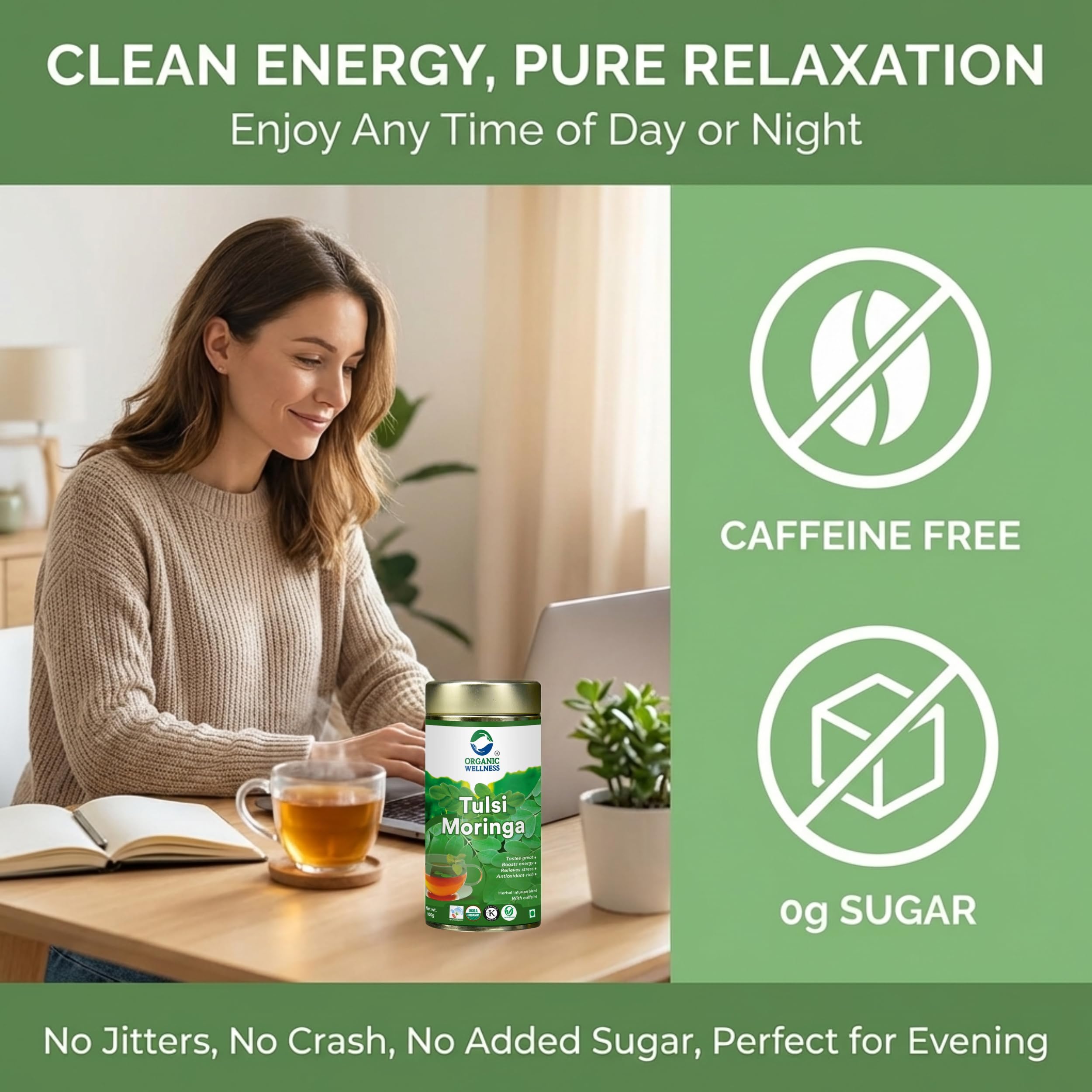 sustainable organic green tea