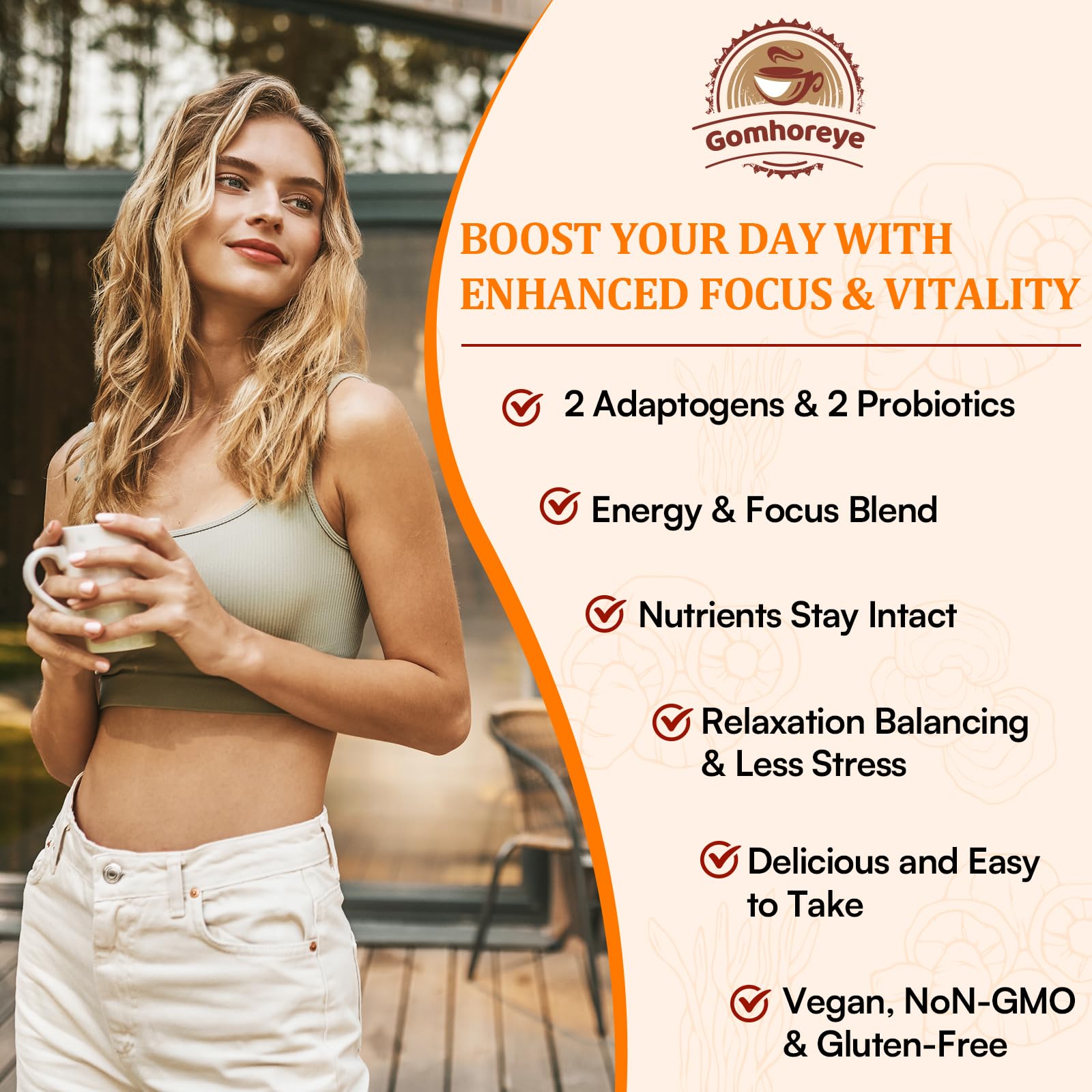 sustainable organic mushroom blend