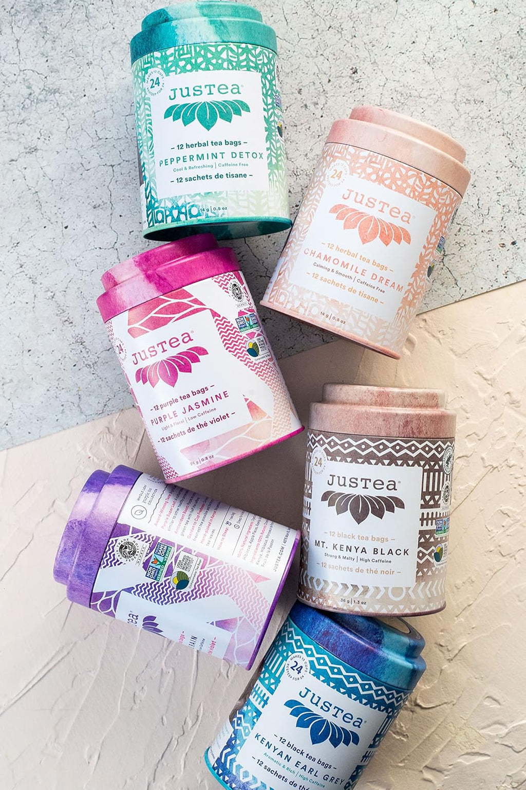 Sustainable packaging herbal tea