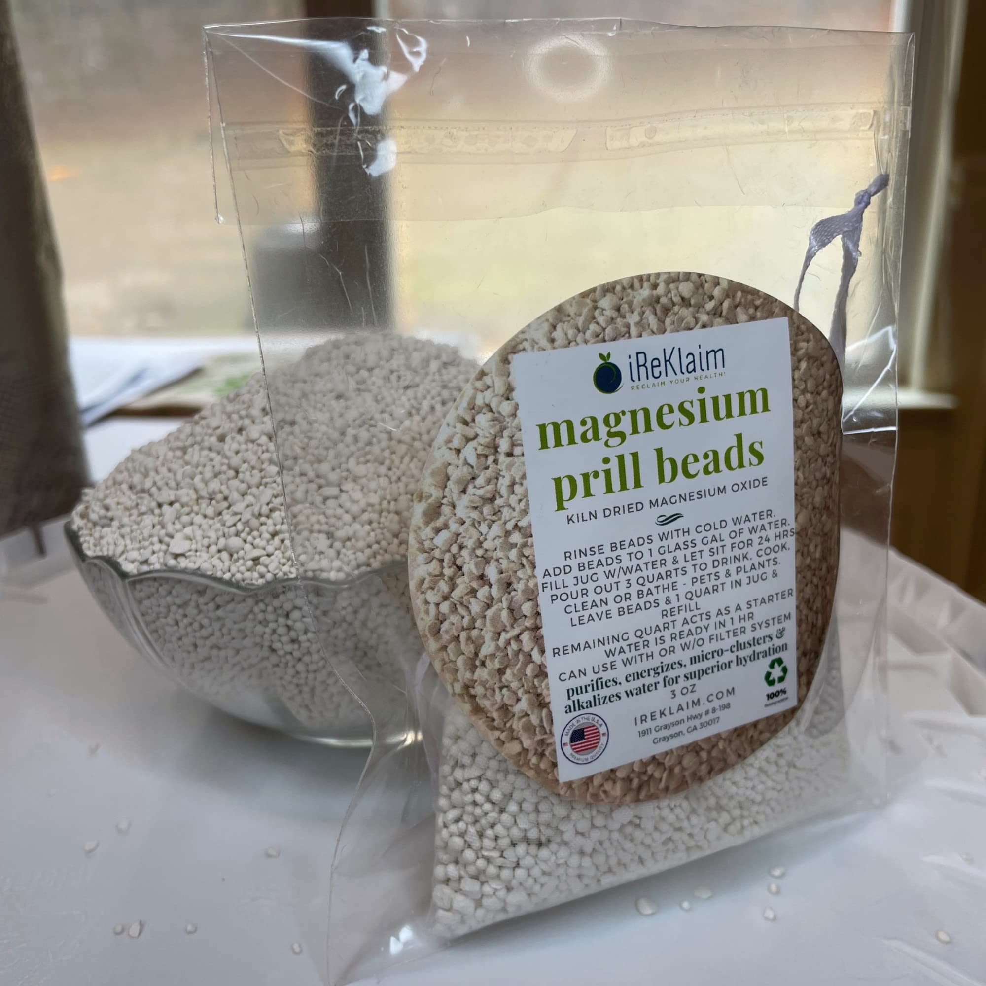 sustainable packaging magnesium supplement