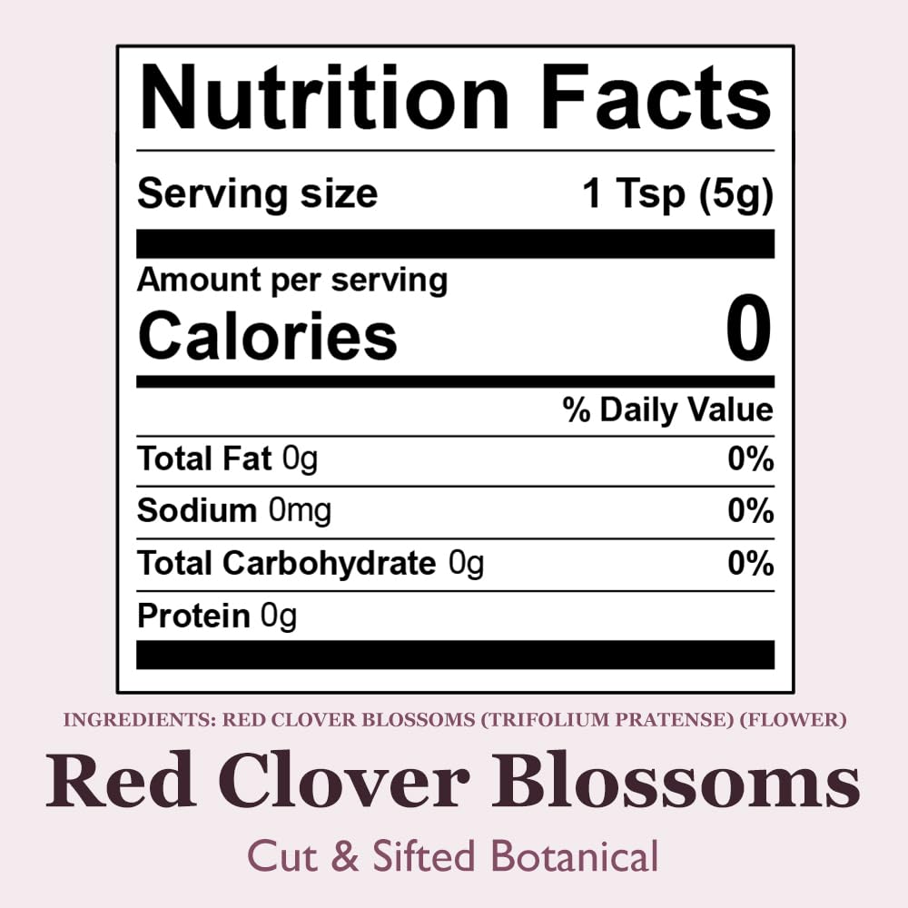 sustainable red clover blossoms