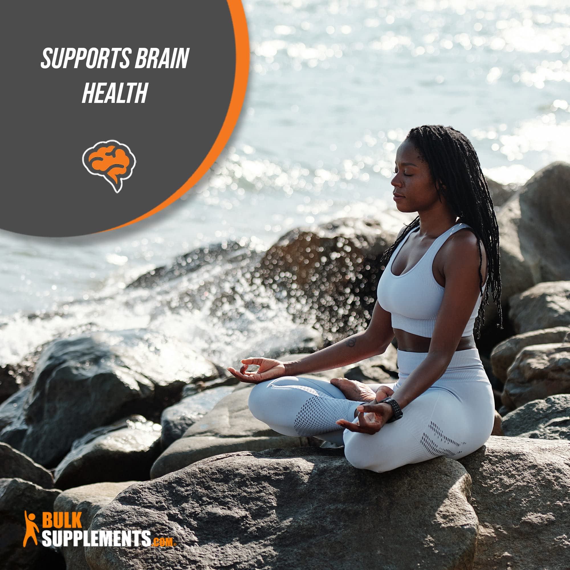 Sustainable sea kelp powder supplement