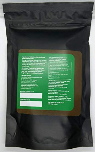 sustainable sourced chaga mushroom product