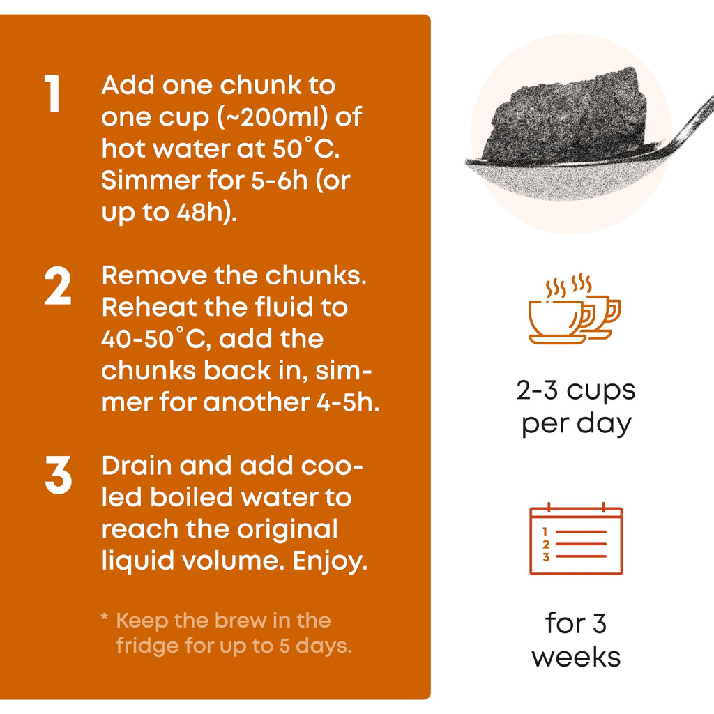sustainable sourced chaga mushrooms