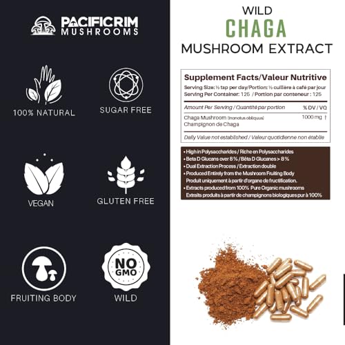 sustainable sourced chaga mushrooms