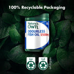 Sustainable sourced fish oil capsules